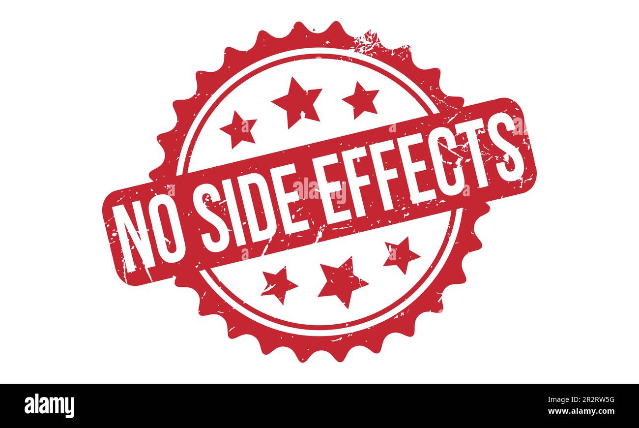 No side effects stamp hi-res stock photography and images - Alamy
