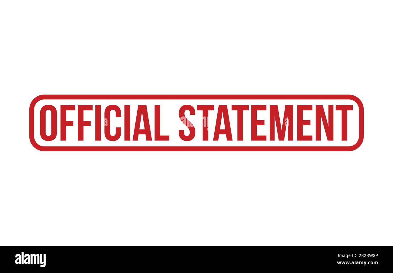 Official Statement rubber grunge stamp seal vector Stock Vector Image ...