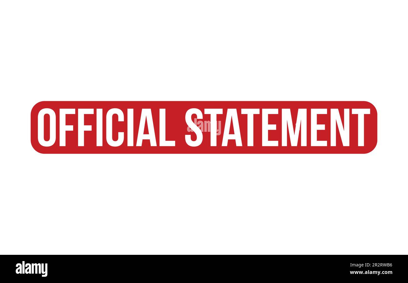 Official statement Stock Vector Images - Alamy