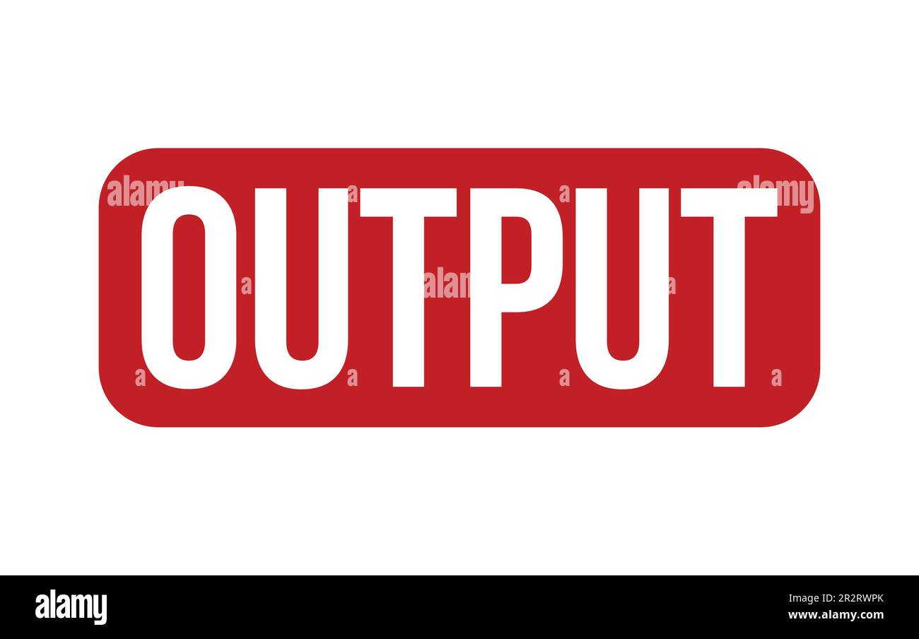 Output vector vectors hi-res stock photography and images - Alamy