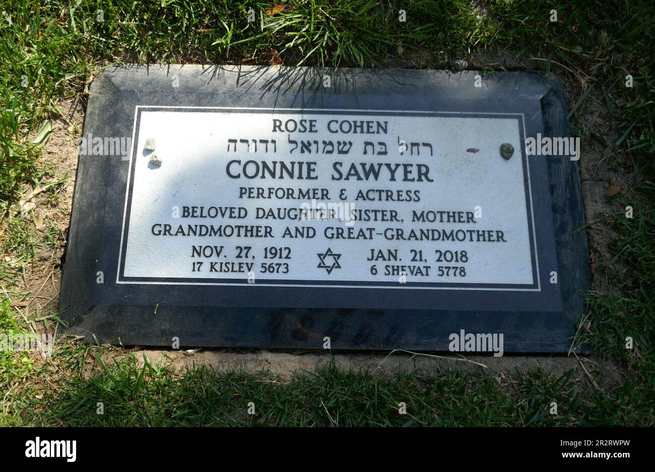 Los Angeles, California, USA 18th May 2023 Actress Connie Sawyer Grave ...