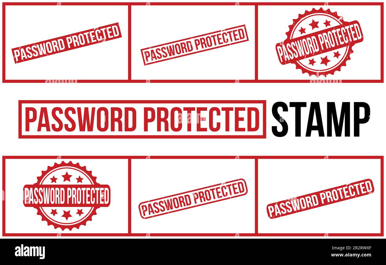 Password protected stamp hi-res stock photography and images - Alamy