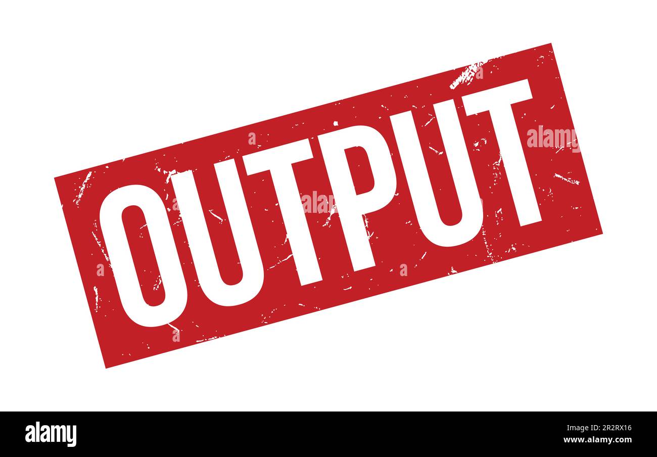 Output stamp hi-res stock photography and images - Alamy