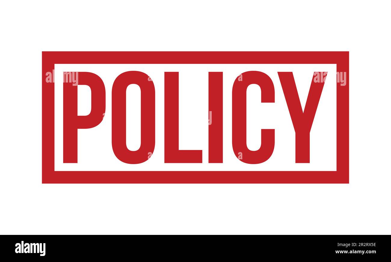 Policy Rubber Stamp Seal Vector Stock Vector Image & Art - Alamy