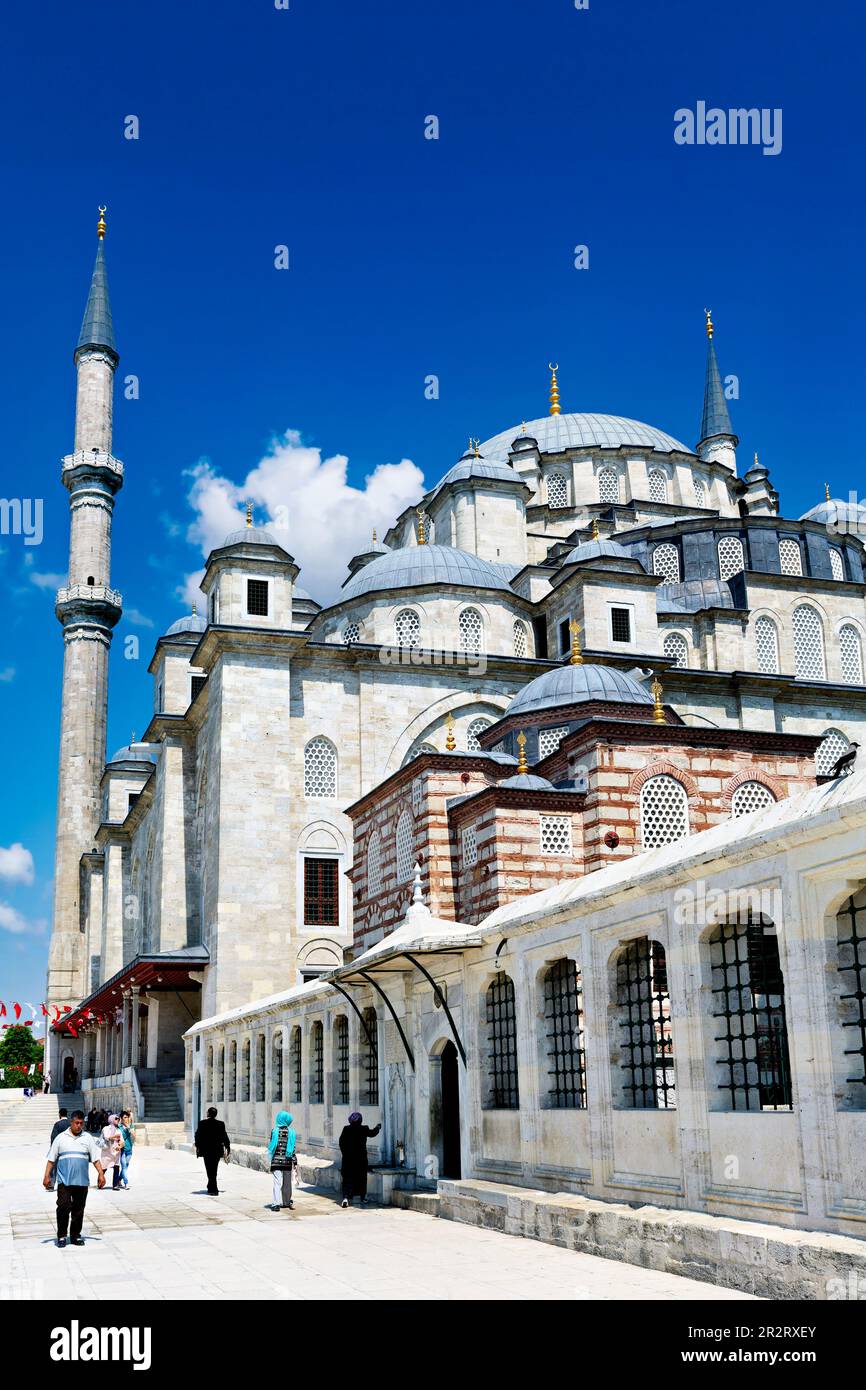 Istanbul Turkey. The Fatih Mosque Stock Photo - Alamy