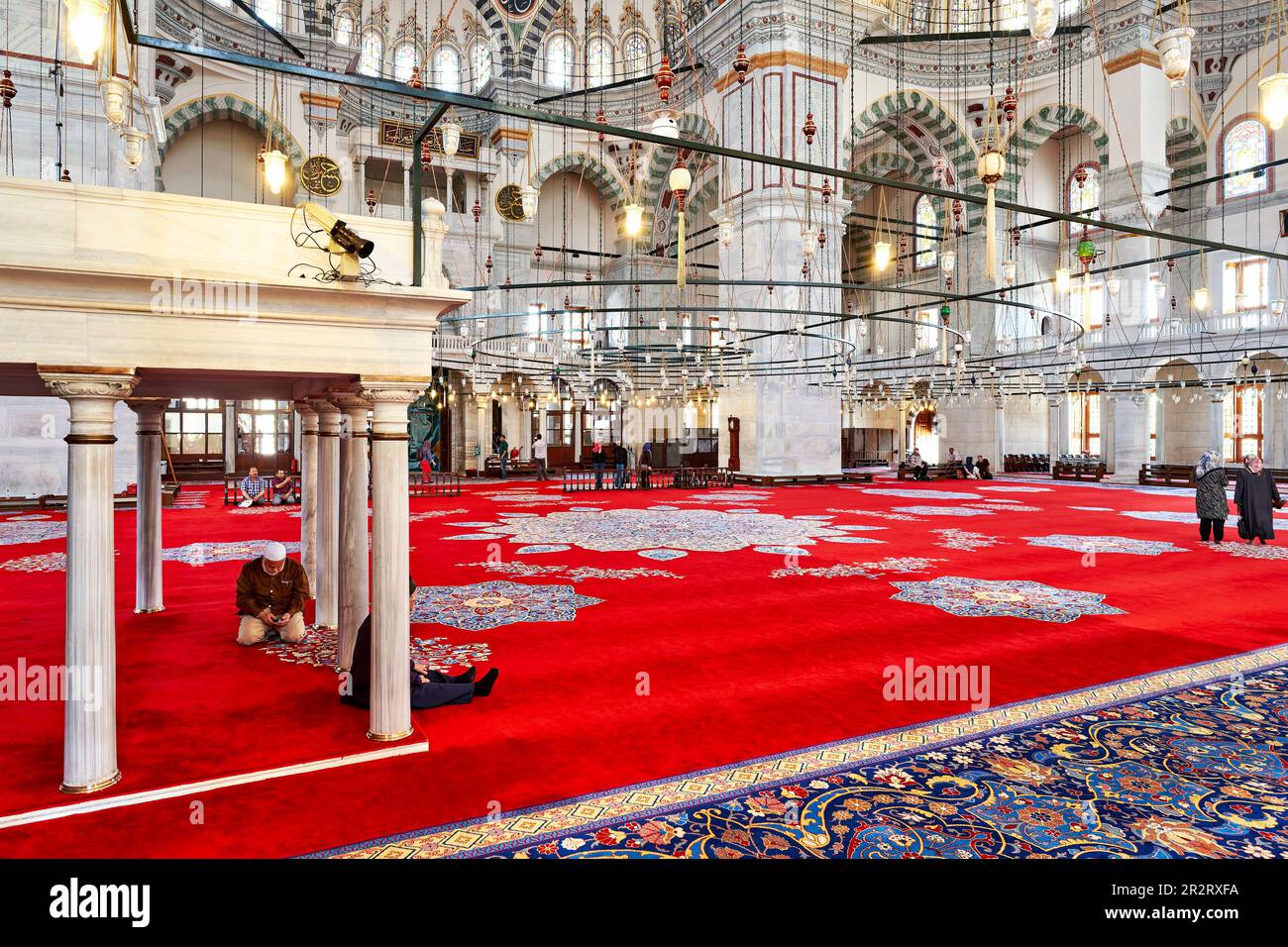 Istanbul Turkey. The Fatih Mosque Stock Photo - Alamy