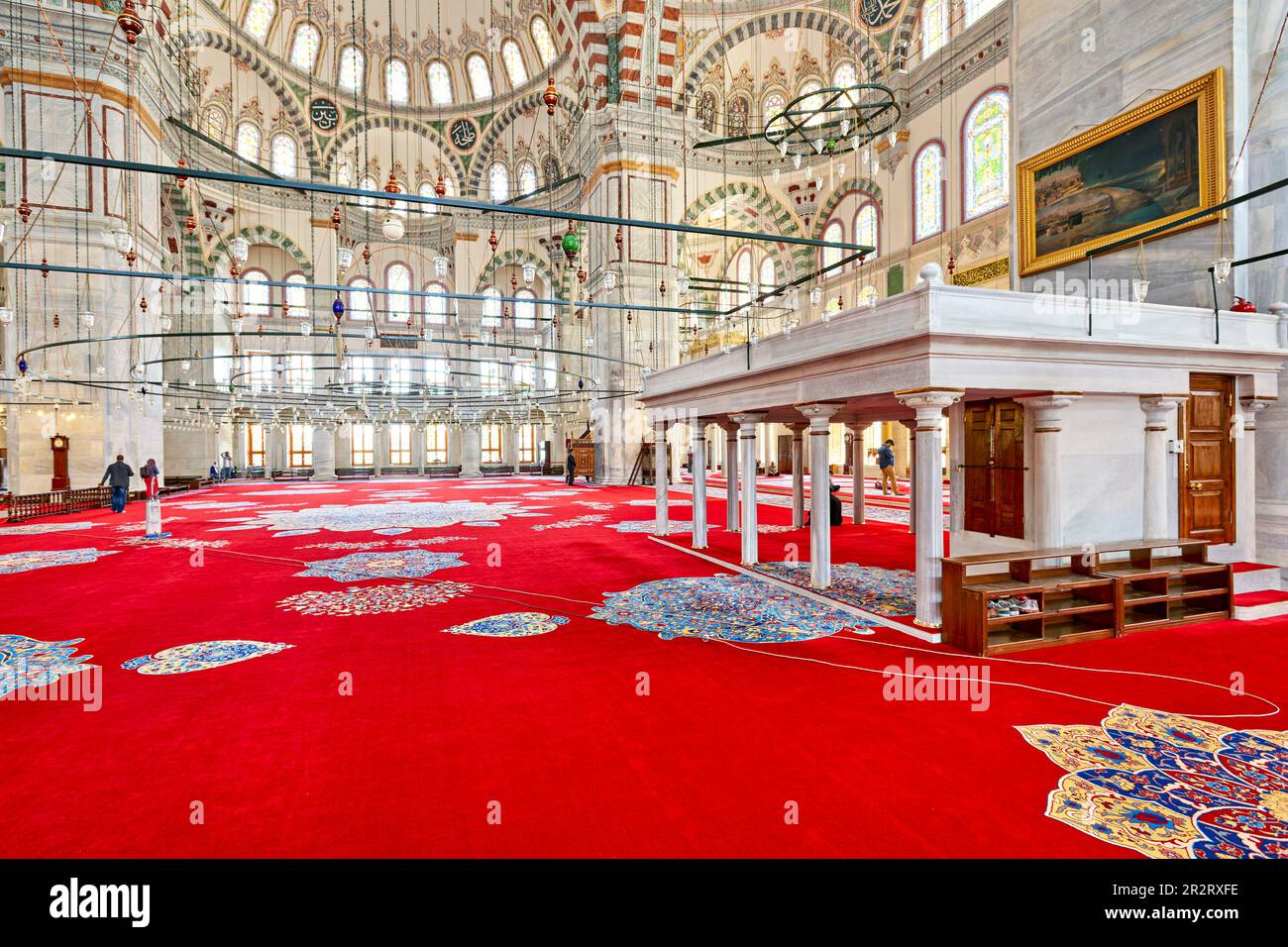 Istanbul Turkey. The Fatih Mosque Stock Photo - Alamy