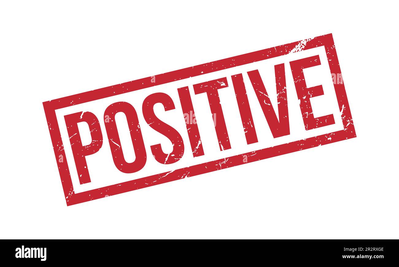 Positive Rubber Stamp Seal Vector Stock Vector Image & Art - Alamy