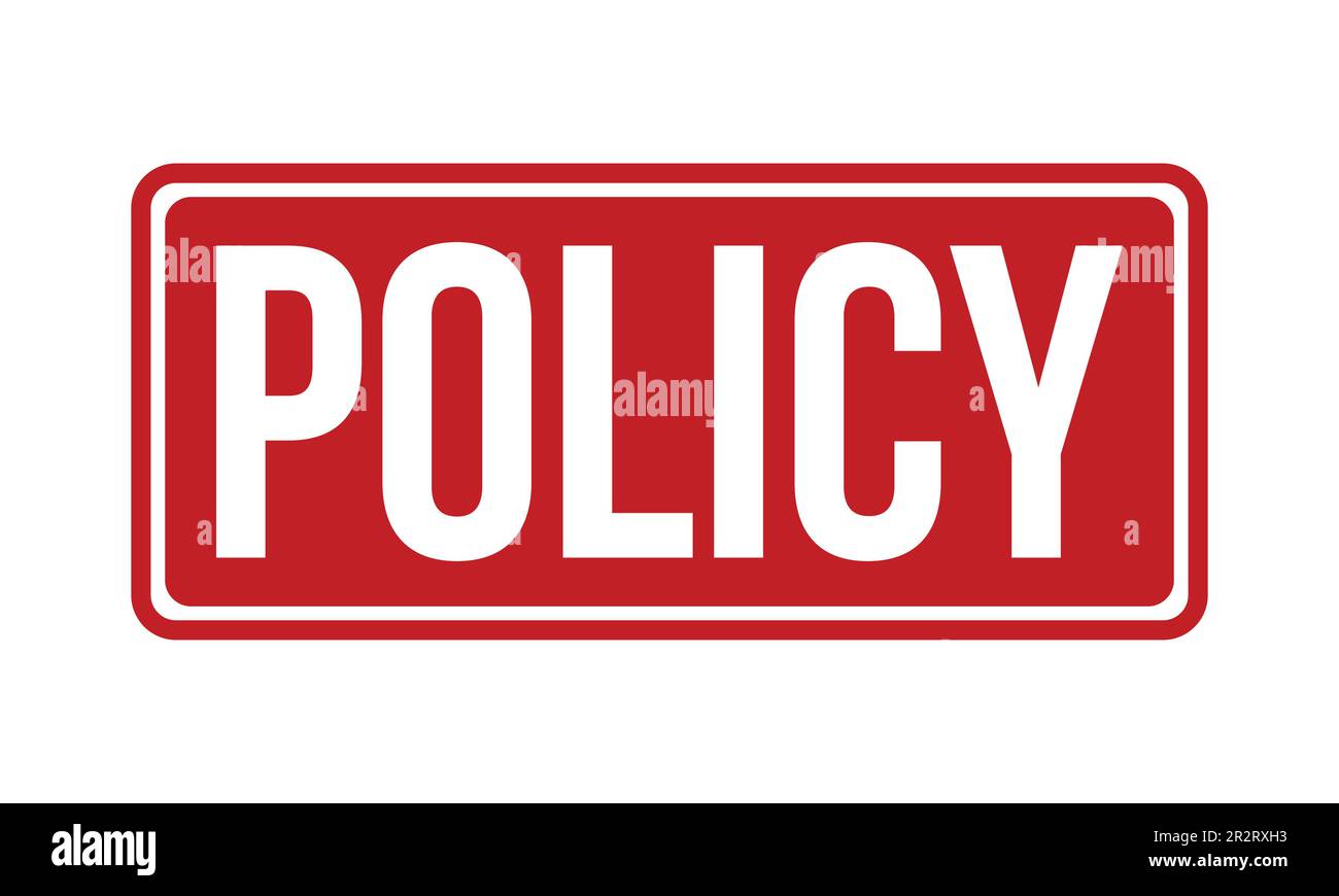 Policy Rubber Stamp Seal Vector Stock Vector Image & Art - Alamy