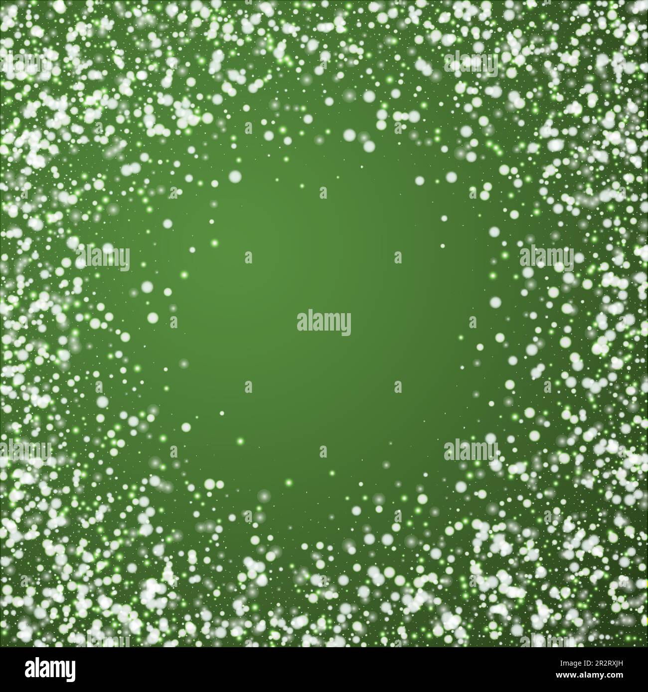 Beautiful snowfall christmas background. Subtle flying snow flakes and ...