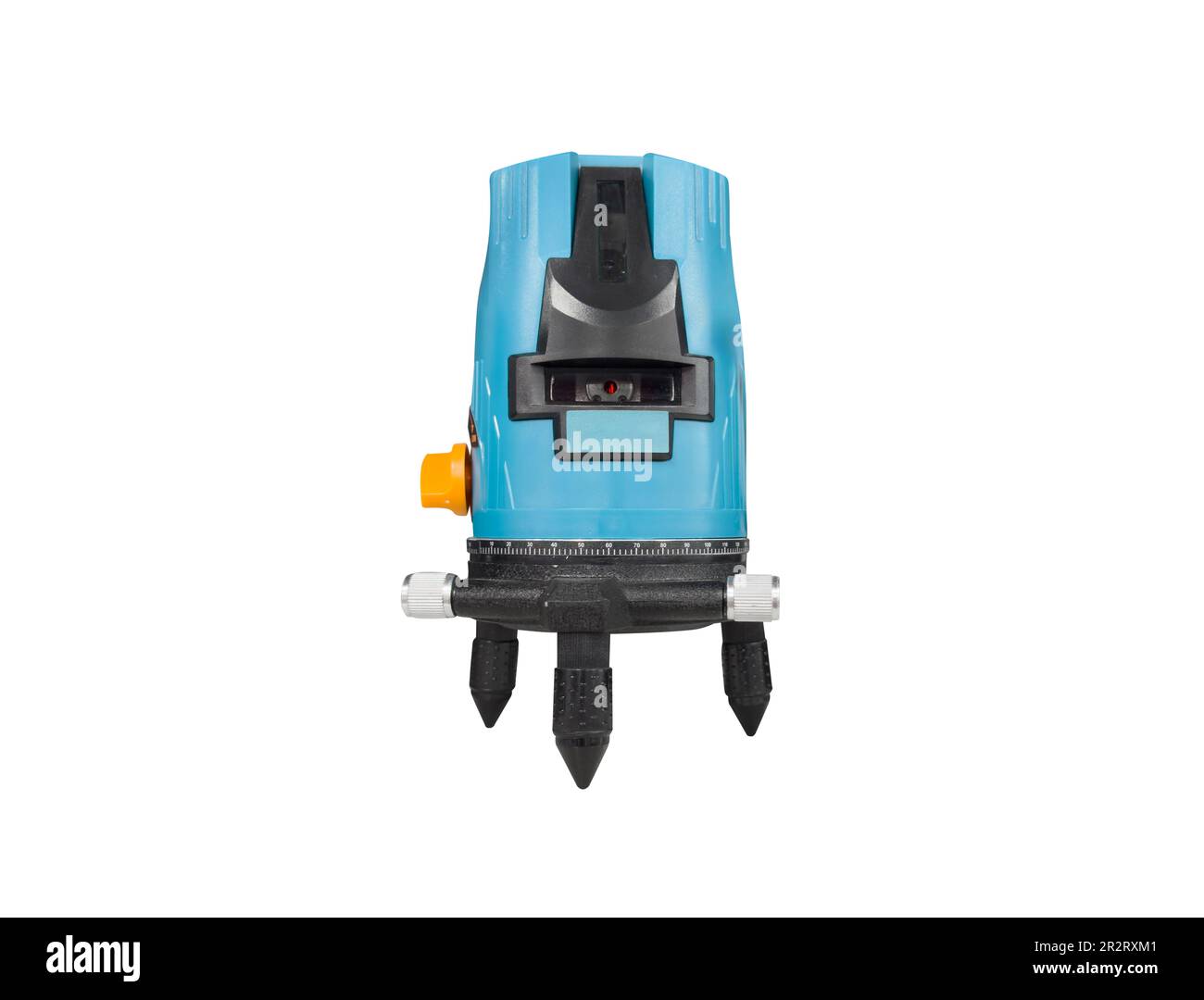 Laser level isolated on a white background. Electronic laser level ...