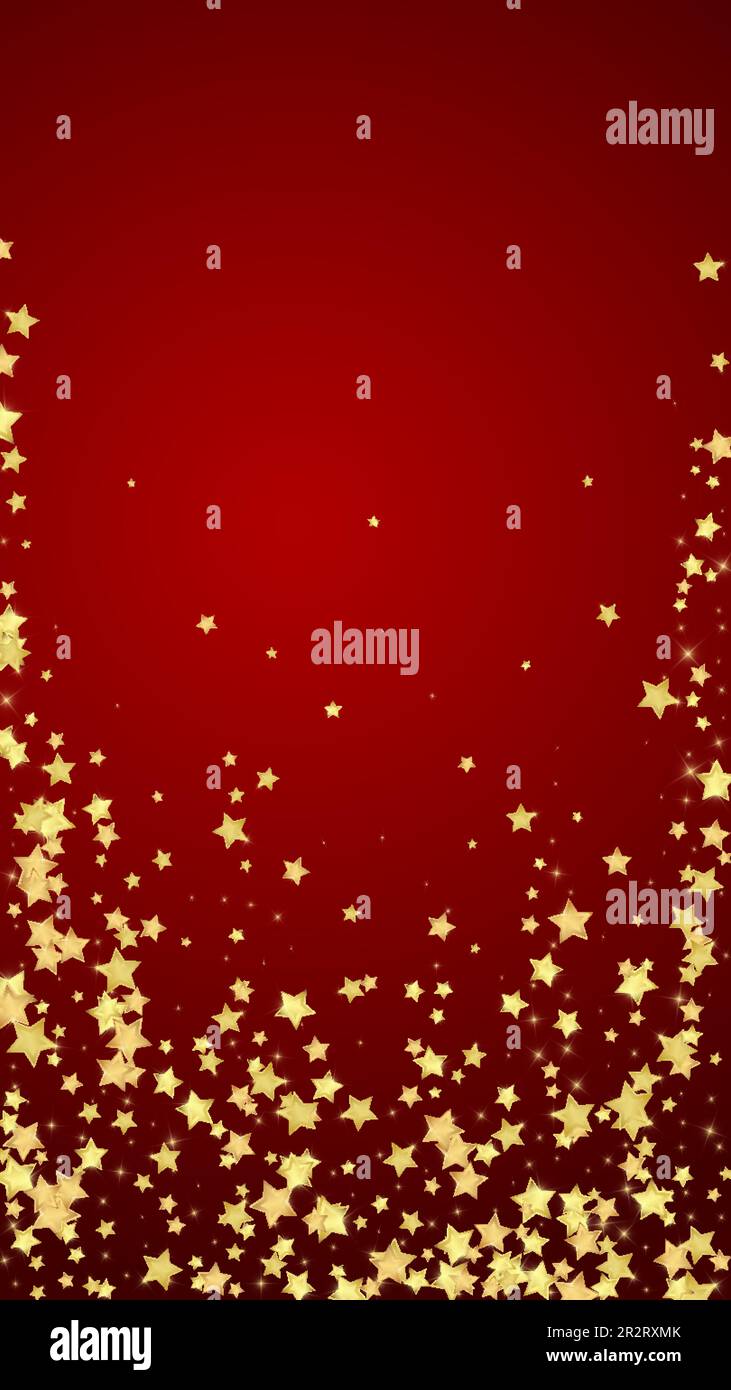 Magic stars vector overlay. Gold stars scattered around randomly ...