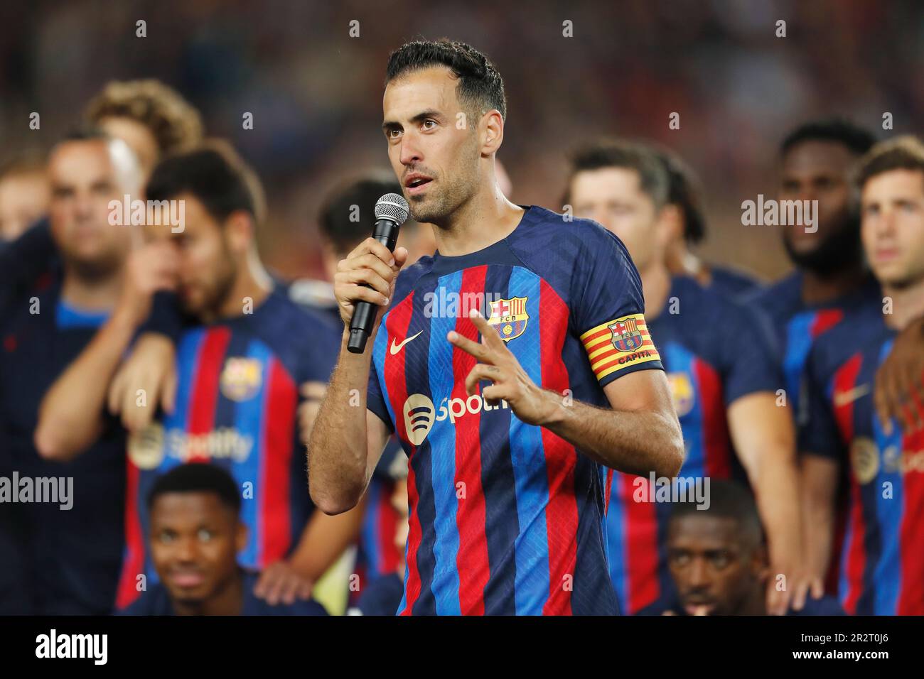 Barcelona, Spain. 20th May, 2023. Sergio Busquts (Barcelona) Football ...