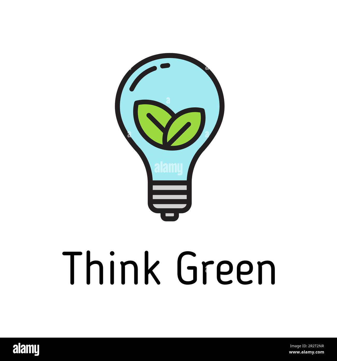 think green sign color filled vector icon Stock Vector Image & Art - Alamy