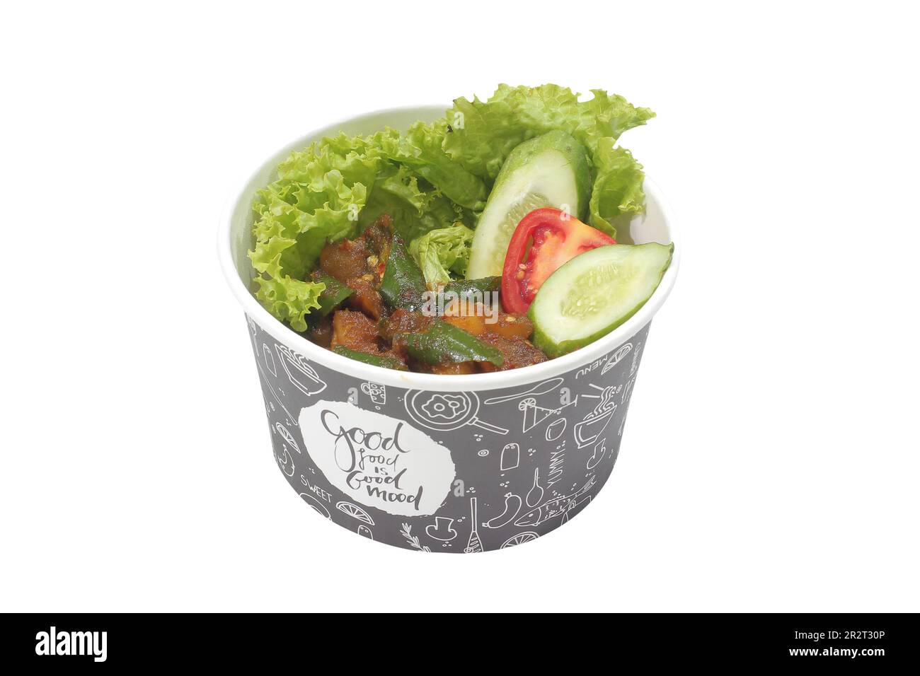 fast food isolated on white background Stock Photo - Alamy