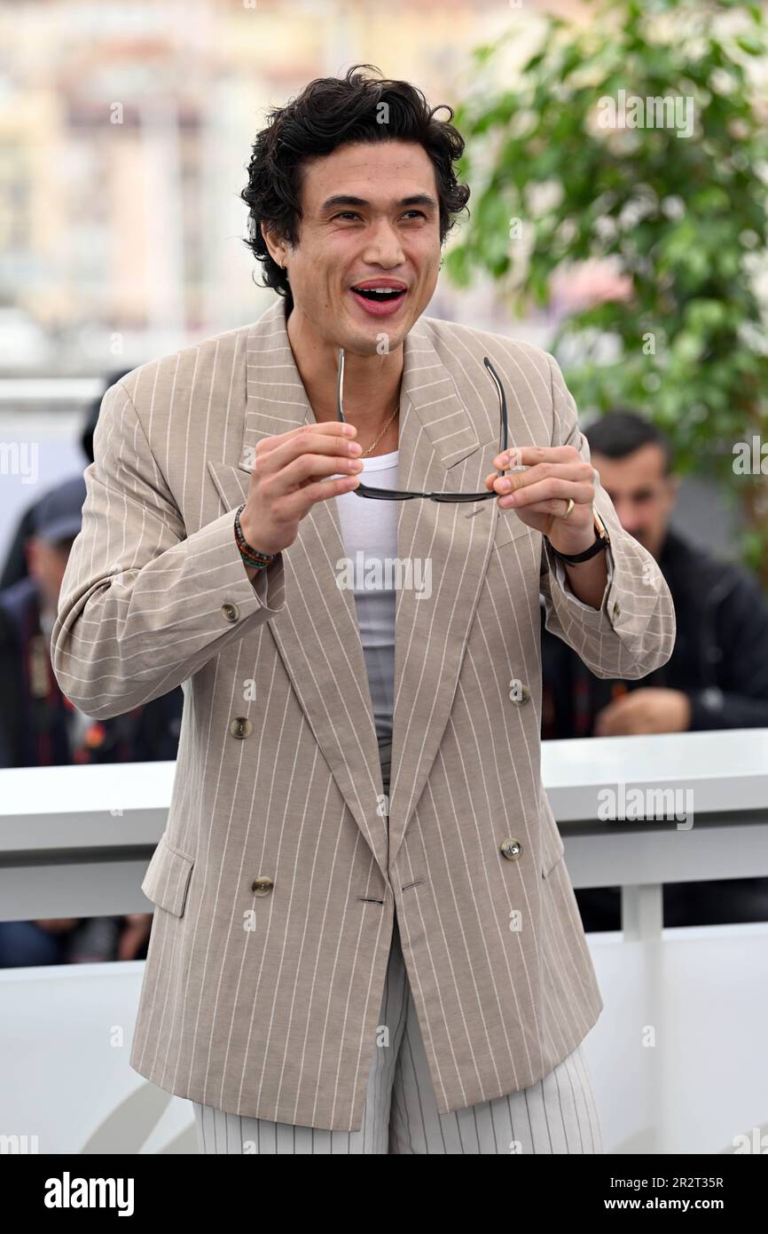 Charles Melton attending the photocall for May December, during the ...