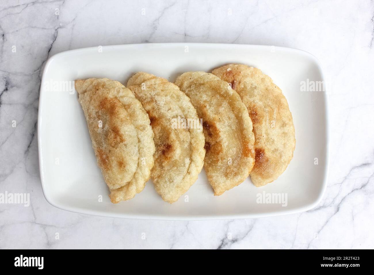 Cireng filled with spicy chicken, a delicious Bandung specialty. Cireng ...