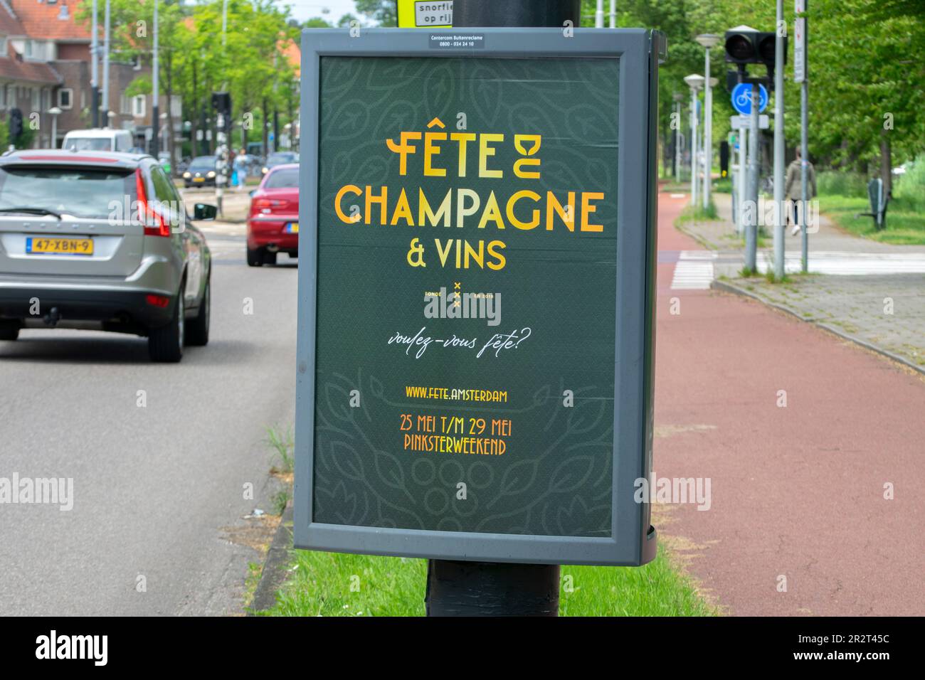 Billboard Fête Du Champagne Et Vin Festival At Amsterdam The ...
