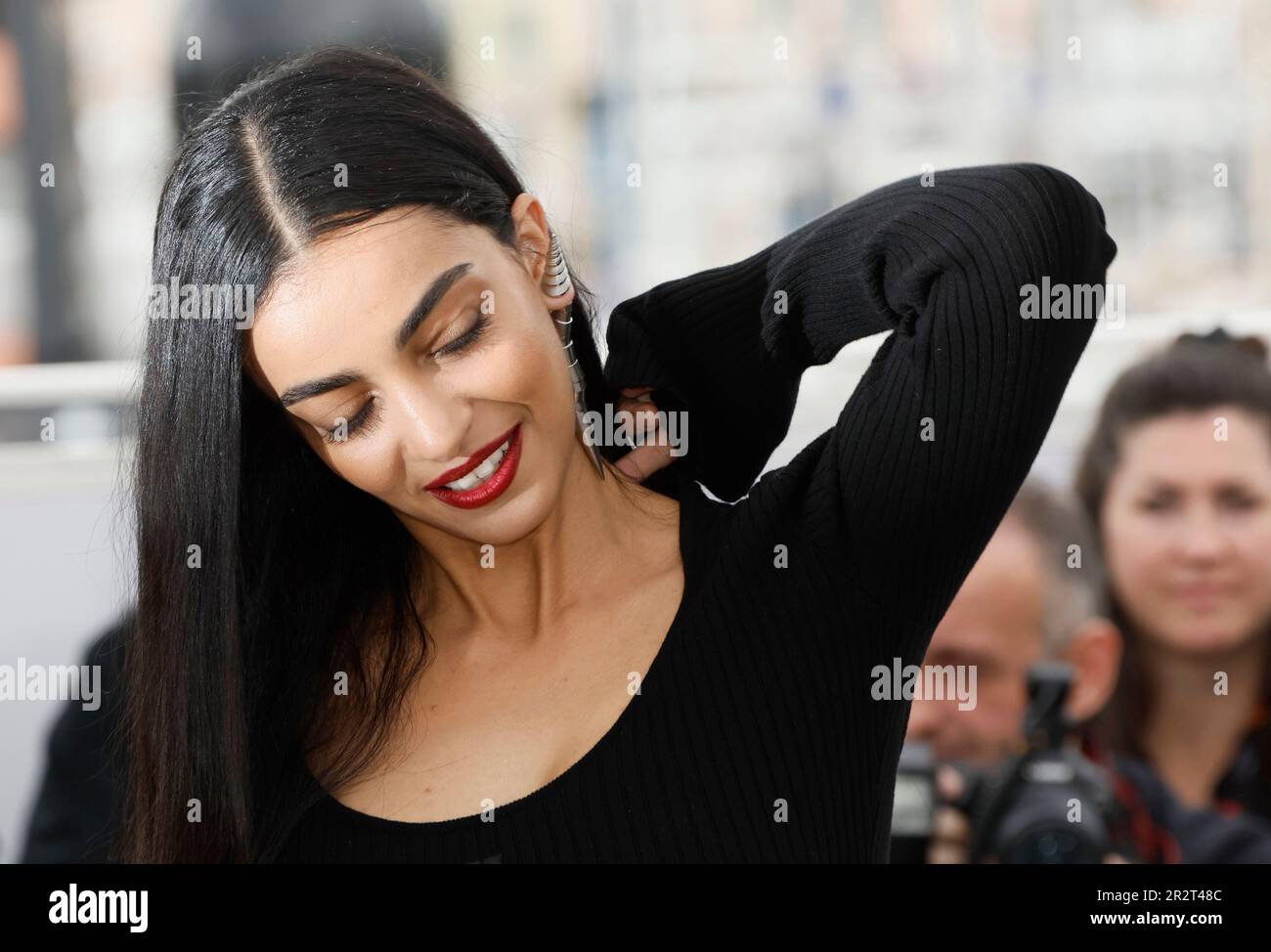 Meriem Amiar poses for photographers at the photo call for the film ...