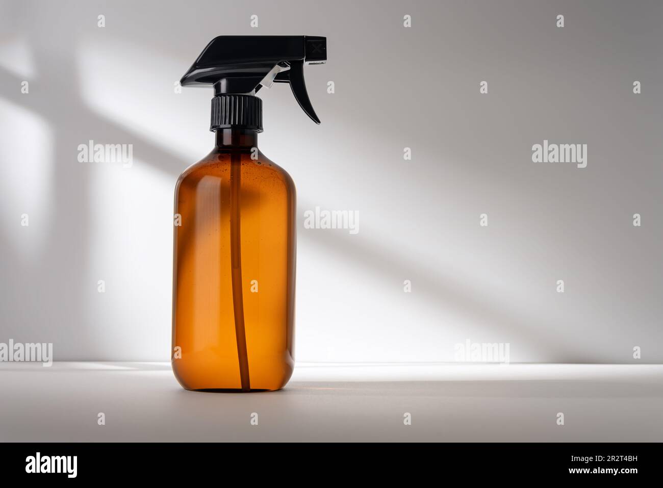 Single brown spray bottle for mock up. Sustainability and eco friendly ...