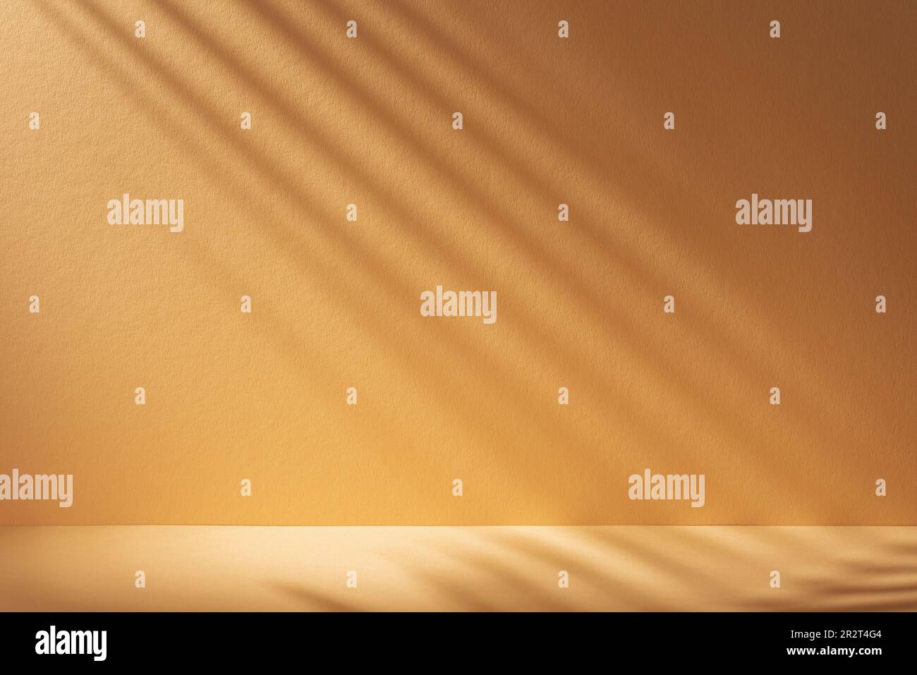 Yellow background with abstract shadows and sunlights. Shadow wall ...