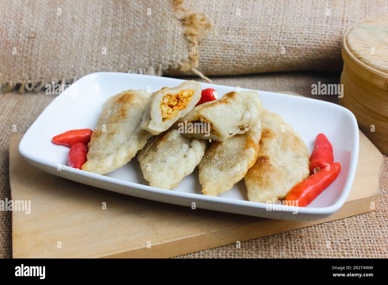 Cireng Mercon filled with spicy chicken meat, a typical food from ...