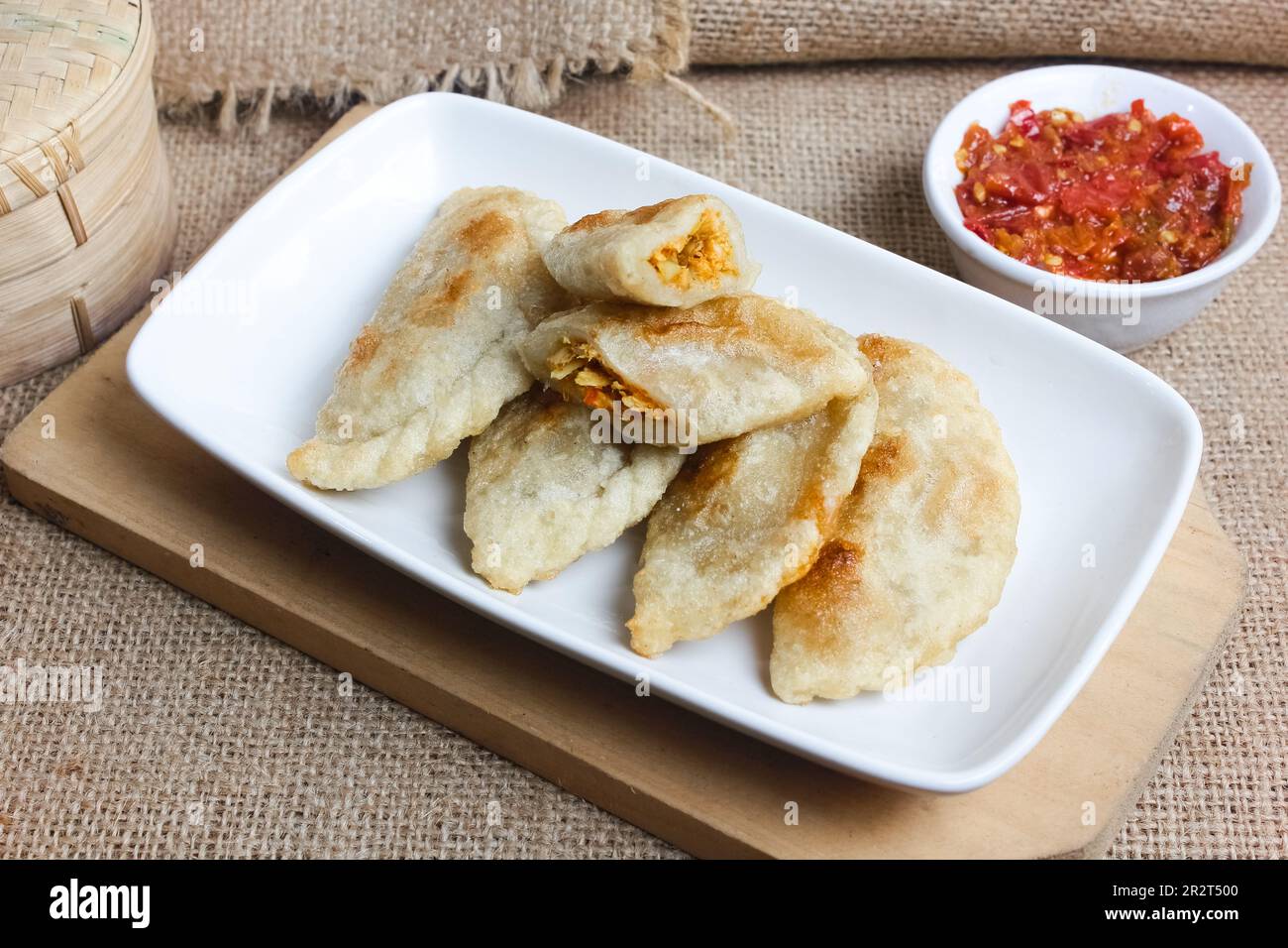Cireng Mercon filled with spicy chicken meat, a typical food from ...