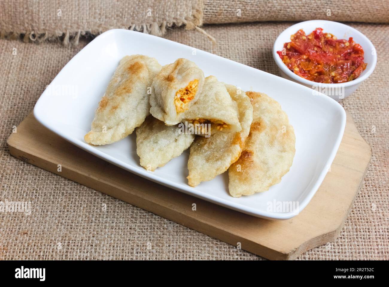 Cireng Mercon filled with spicy chicken meat, a typical food from ...