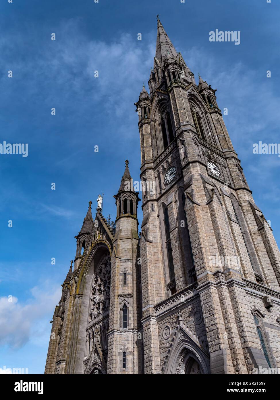 Catholic Cathedral in Ireland, Gothic style. The Cathedral Church of St ...