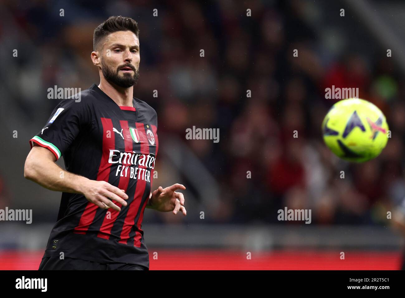 Milano, Italy. 20th May, 2023. Olivier Giroud of Ac Milan looks on ...