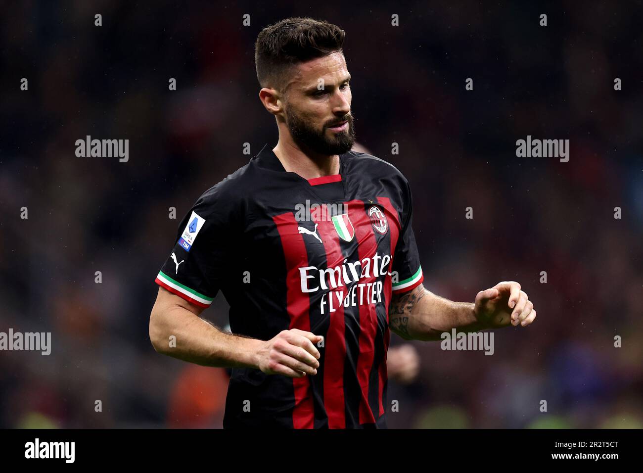 Milano, Italy. 20th May, 2023. Olivier Giroud of Ac Milan looks on ...