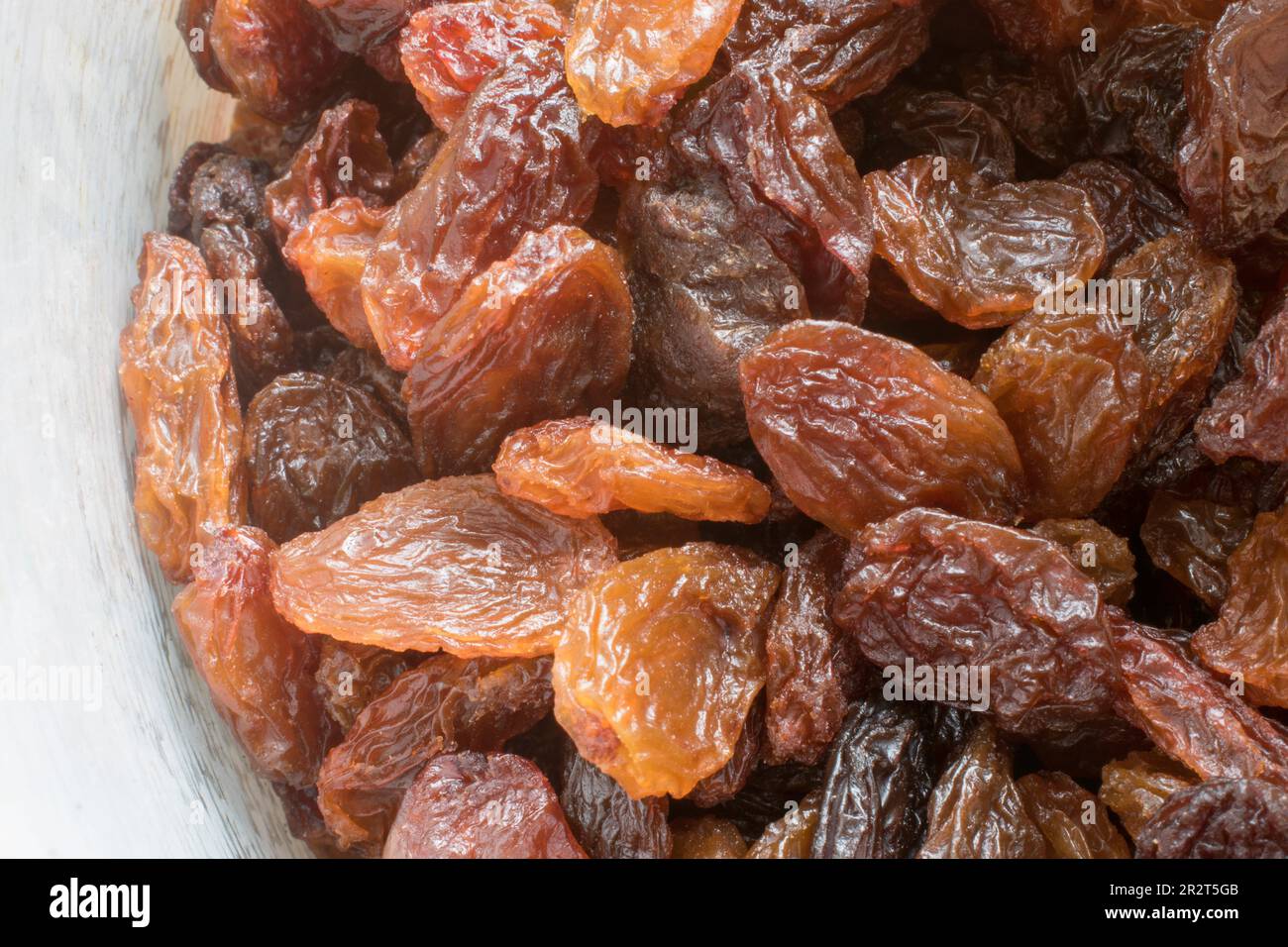 vienna, austria, 16 may 2023: closeup macro image of raisin. (top view ...