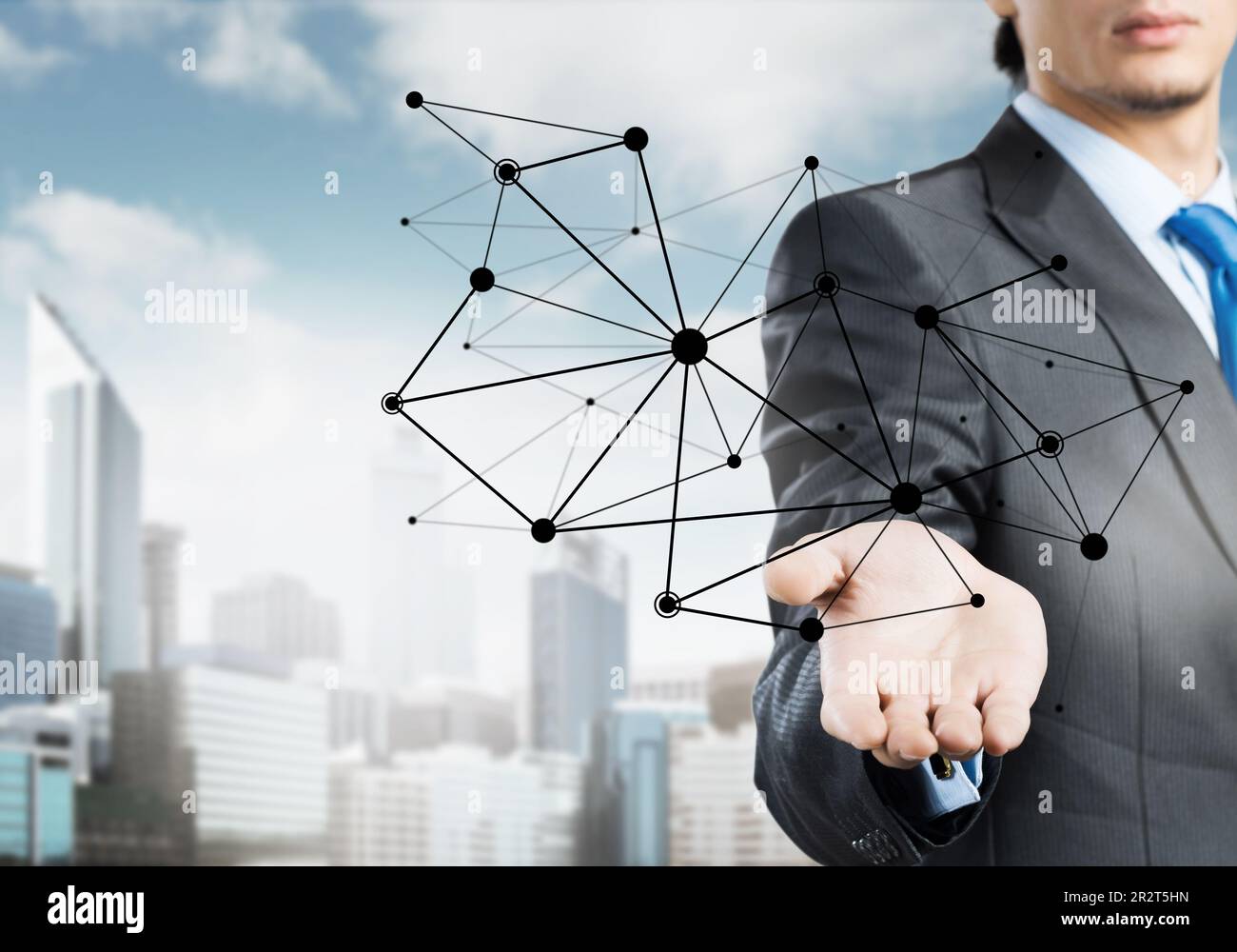 Presenting connection and interaction concept Stock Photo - Alamy