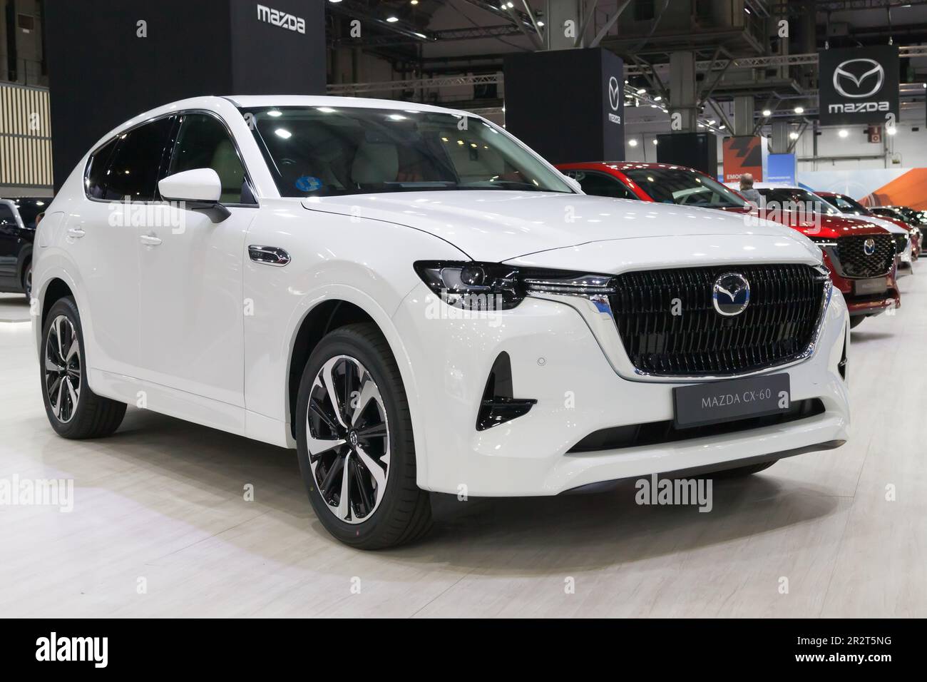 Barcelona, Spain - May 14, 2023: Mazda CX-60 PHEV on display at ...