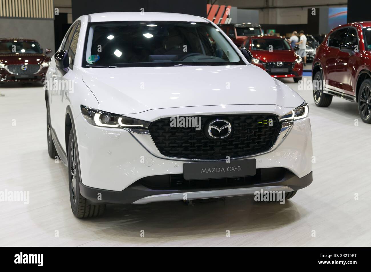Barcelona, Spain - May 14, 2023: Mazda CX-5 on display at Automobile ...