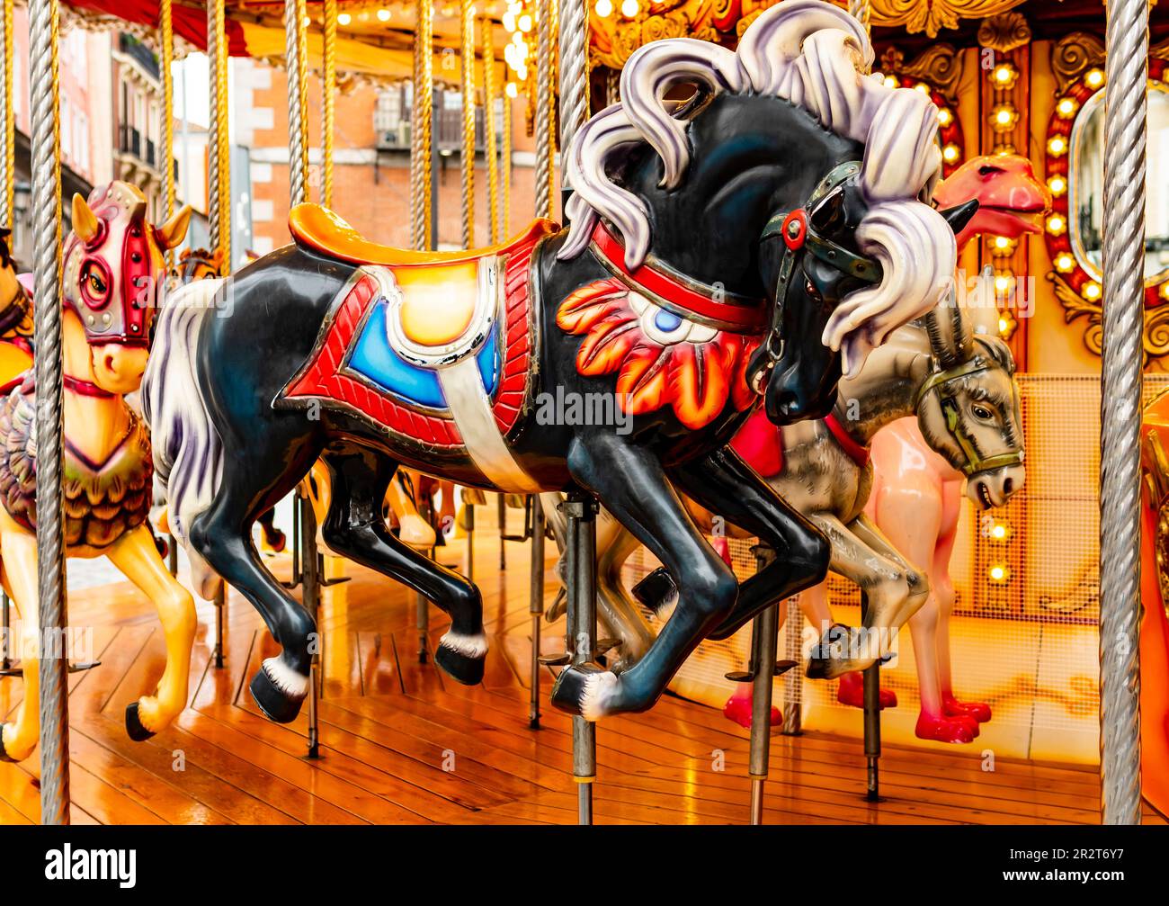 Beautiful horse carousel hi-res stock photography and images - Alamy