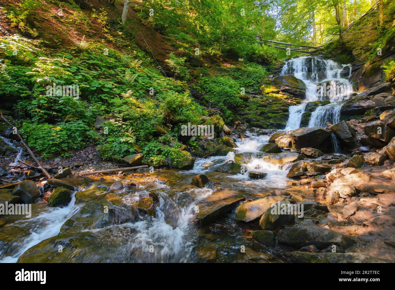 Morning view river waterfall hi-res stock photography and images - Alamy