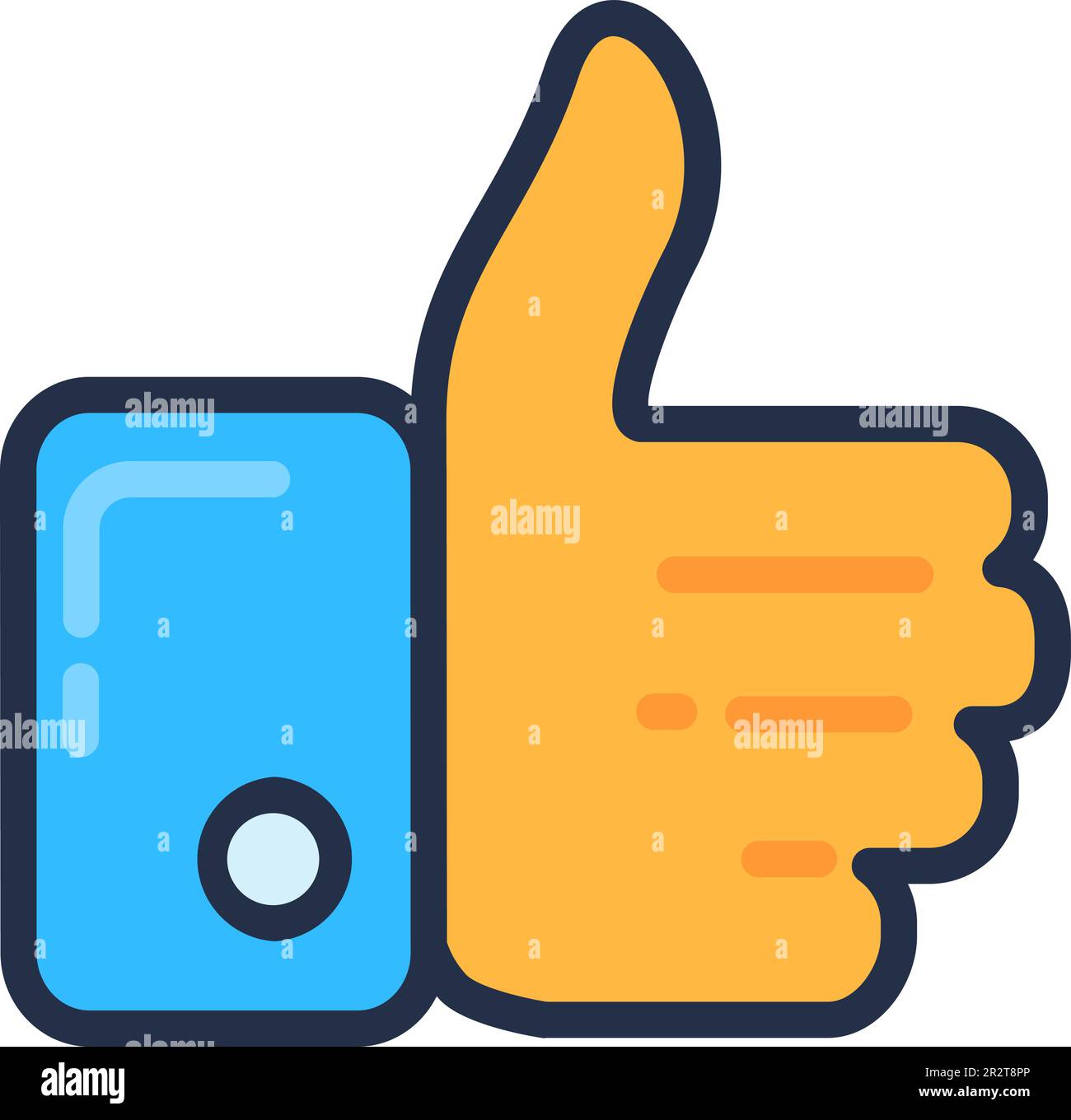 Hand of businessman in shirt thumbs up. Symbol of approval, consent ...