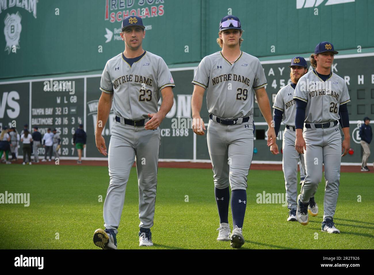BOSTON, MA - MAY 19: Notre Dame Fighting Irish RHP Carter Bosch (23 ...
