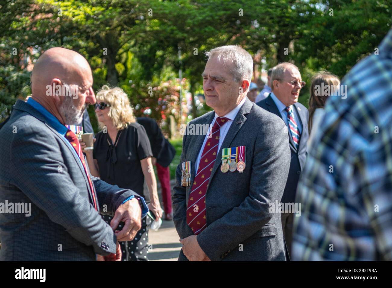 Veterans and members of 617 Squadron and the Royal Air Force attend a ...