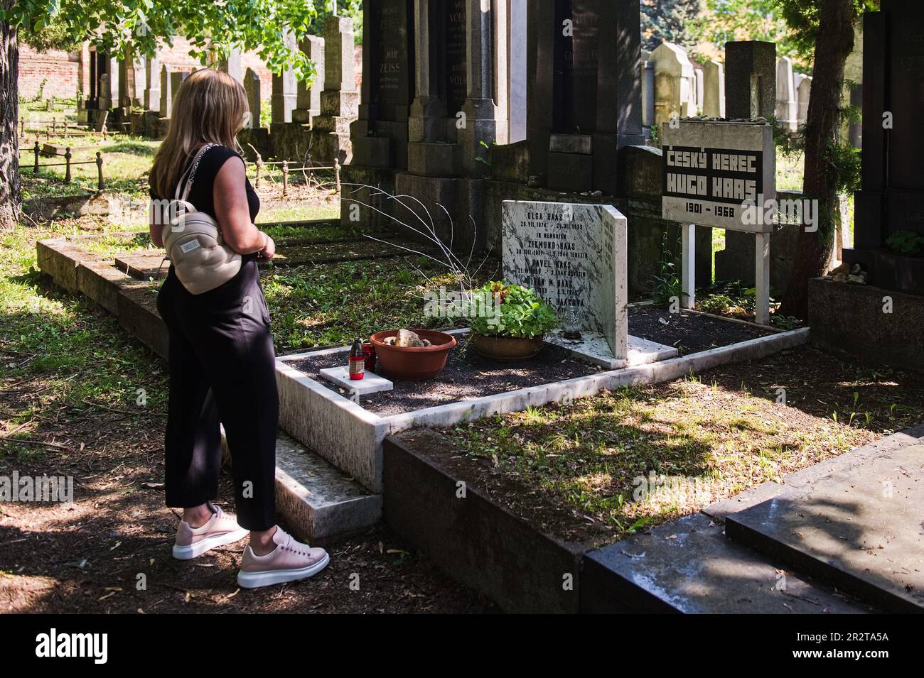 Brno, Czech Republic. 21st May, 2023. Czech actor Hugo Haas and his ...
