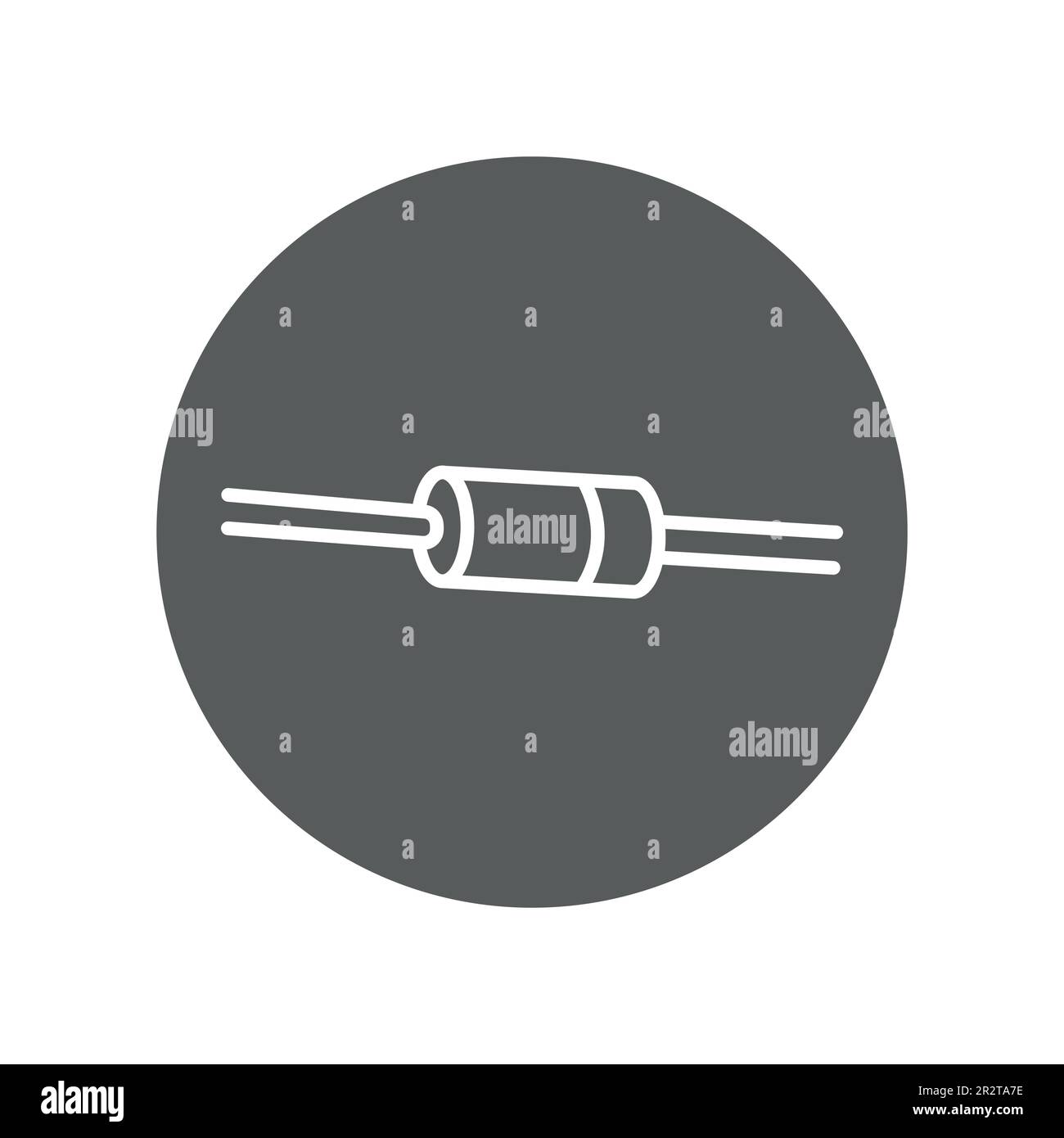 PIN diode black line icon. Pictogram for web page, mobile app, promo ...