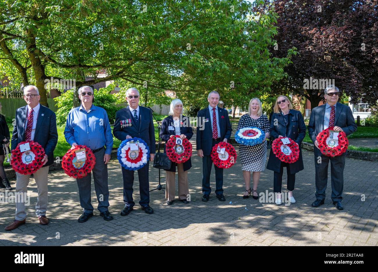 Various members of 617 Squadron Association during the veterans and ...