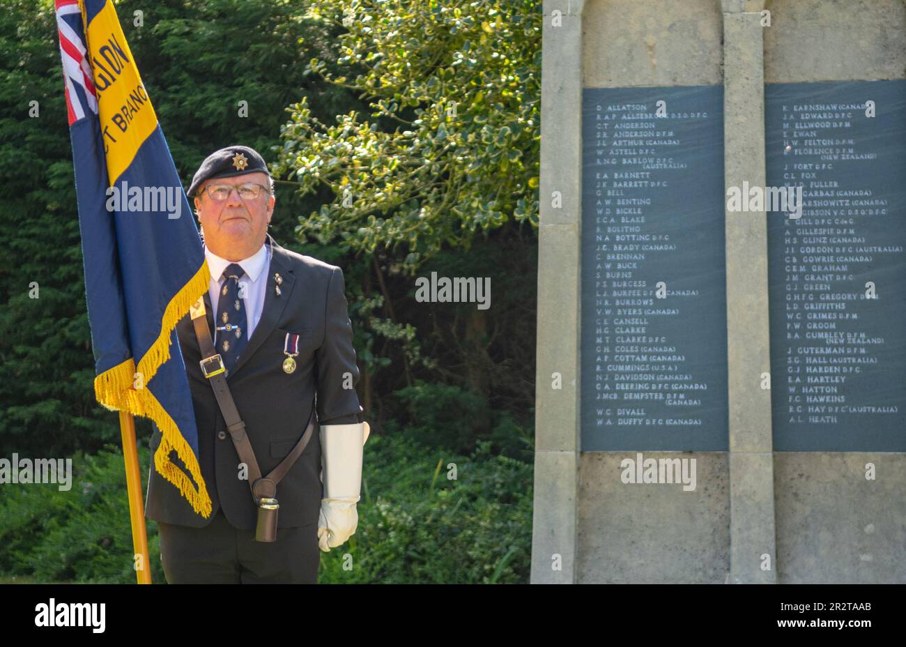 Veterans and members of 617 Squadron and the Royal Air Force attend a ...