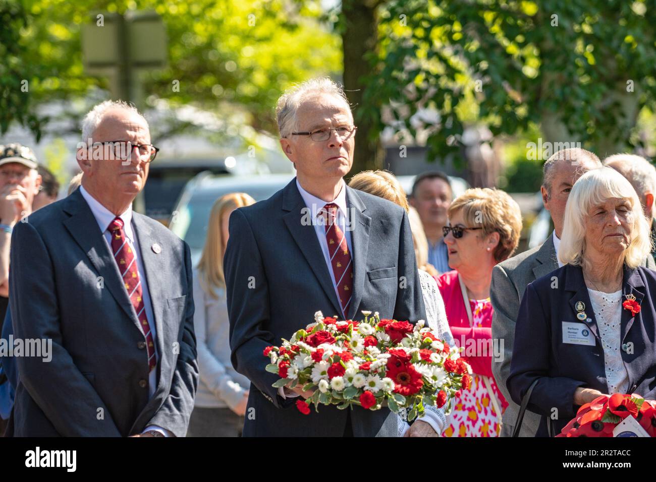 A Representatives from Holland during the veterans and members of 617 ...