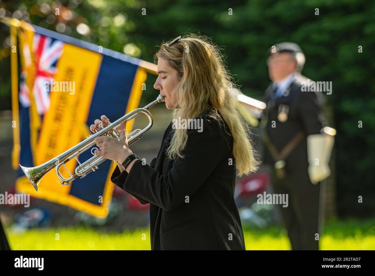Veterans and members of 617 Squadron and the Royal Air Force attend a ...