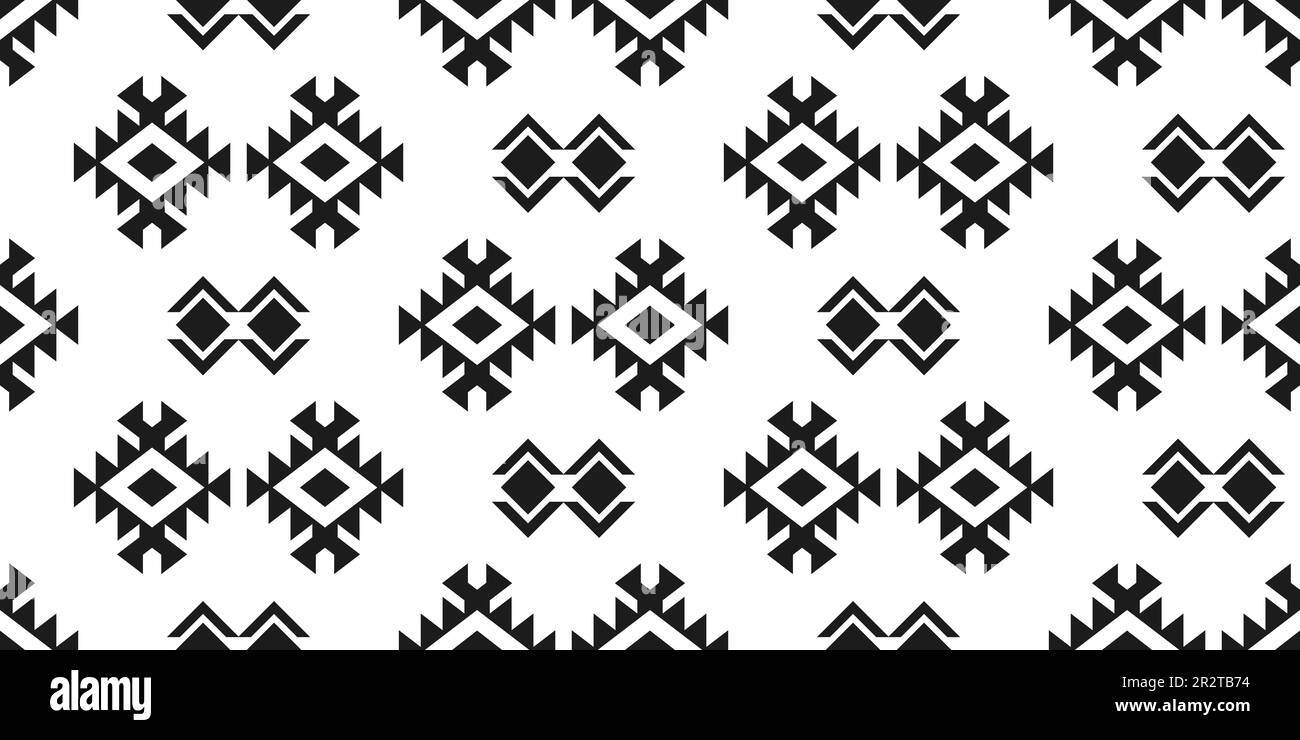 Southwestern Aztec Seamless Pattern. Navajo Print Stock Vector Image ...