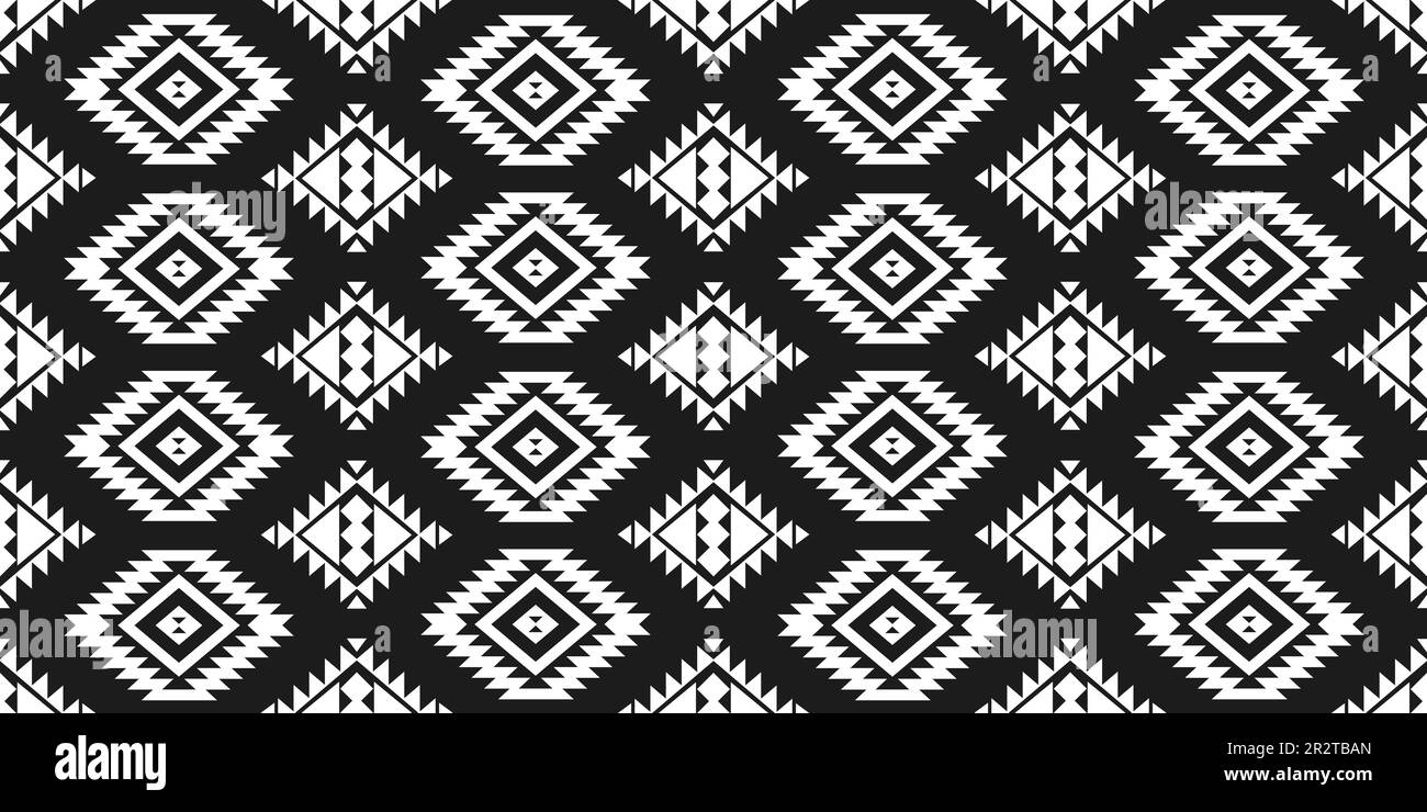 Southwestern Aztec Seamless Pattern. Navajo Print Stock Vector Image ...