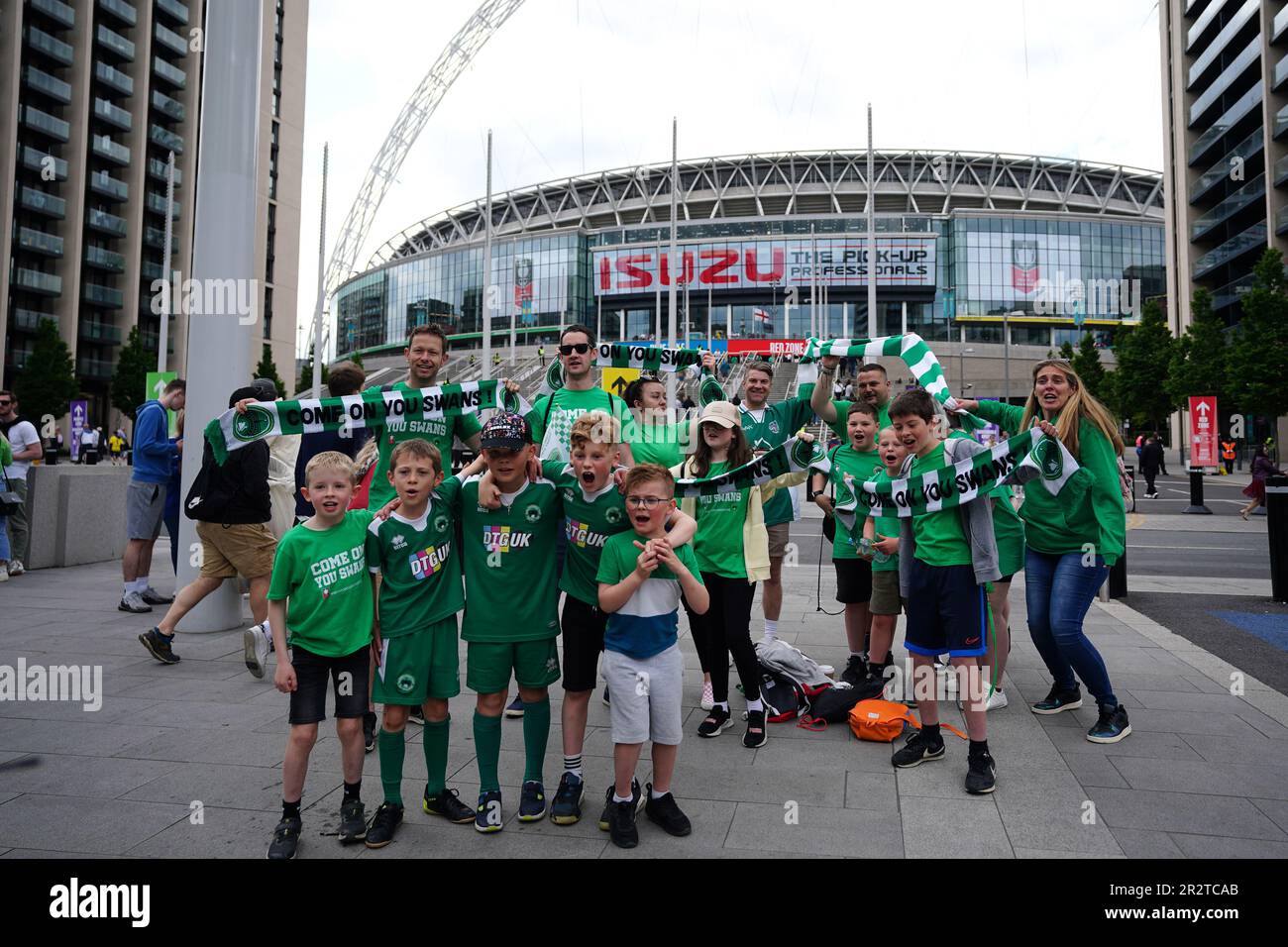 A general view outside of the ground before the Isuzu FA Vase Final at ...