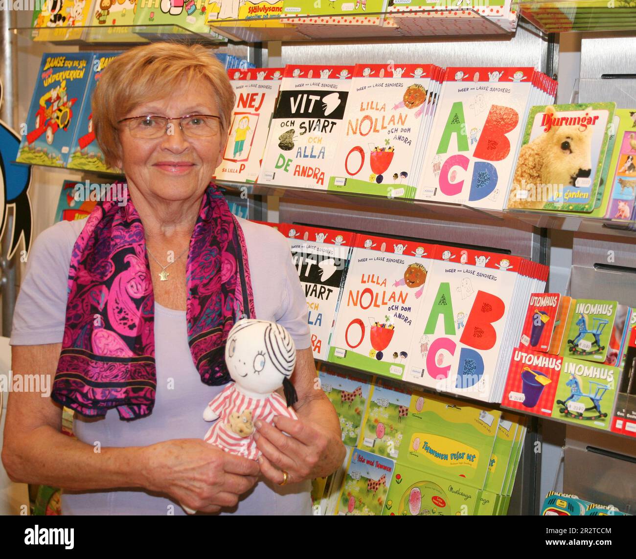 INGER SANDBERG Swedish children«s book author with a large number of ...